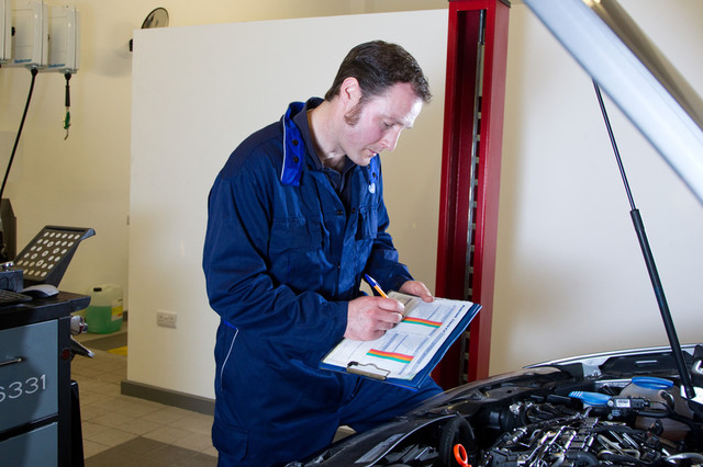 What happens during a car service?