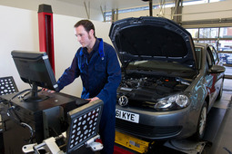 What is a vehicle diagnostic check?